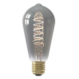 Calex flexfilament LED Rustieklamp ST64 E27 4W 1800K Titanium Dimbaar ...